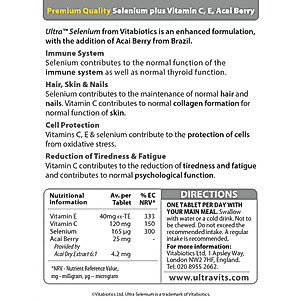 Ultra Selenium Tablets - Pack of 30