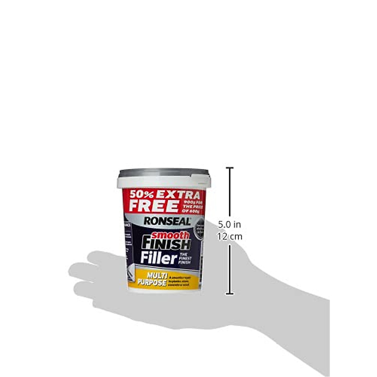 Ronseal Smooth Finish Multi Purpose Interior Wall Filler Ready Mixed 330 g