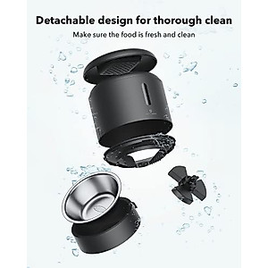 PETLIBRO Automatic Cat Feeder, Pet Dry Food Dispenser Triple Preservation with Stainless Steel Bowl & Twist Lock Lid, Up to 50 Portions 6 Meals Per Day, Granary for Small/Medium Pets