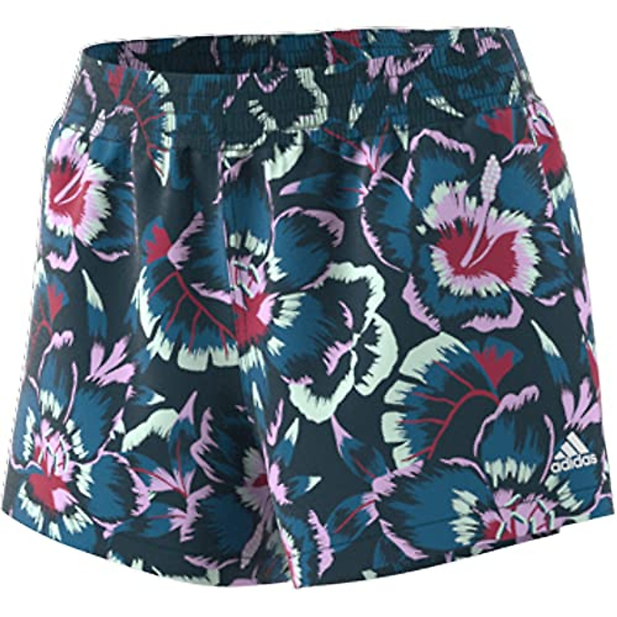 adidas,Womens,Farm Shorts,Wild Teal/White,Medium