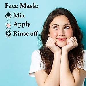 Rose petal powder by mi nature | 227 g (8 oz) (0.5 lb) | 100% Natural and Pure | Skin care | Chemical free | No added colours, no preservatives