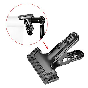 Neewer 10-Pack Set Heavy Duty Muslin Spring Clamps Clips 4 1/4 inch for Photo Studio Backdrops Backgrounds Woodworking