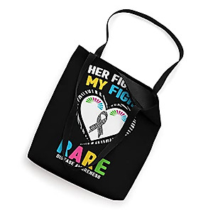 Her Fight is My Fight Rare Disease Awareness Tote Bag