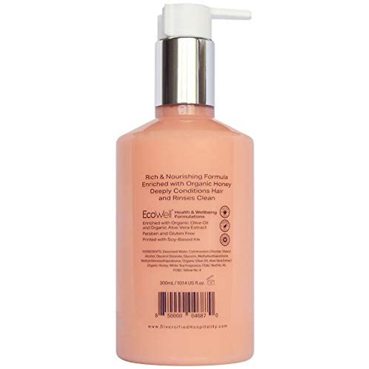 Eco Botanics Hotel Amenities Set | 10.14oz Pump Bottles | Shampoo, Conditioner, Hand & Body Wash, and Lotion | Set of 4