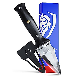 Dalstrong Professional Oyster, Clam and Shellfish Shucking Knife - 3.5 inch - Shogun Series Elite - Japanese AUS-10V Super Steel - G10 Handle - Kitchen Knife - Sheath Included