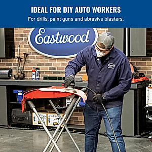Eastwood Elite QST 30/60 Scroll Air Compressor | Quiet Powerful Portable Shop Air Compressor Technology | High Performance Air Pump 12.7 cfm @ 90 psi | 4 HP 100% duty cycle | Automatic Moisture Drain