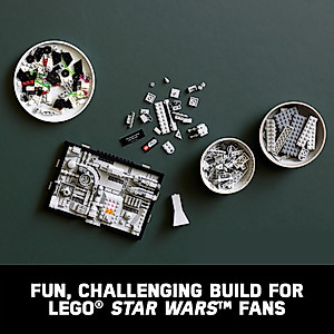 LEGO Star Wars Death Star Trench Run Diorama 75329 Set for Adults, Room Décor Memorabilia Gift with Darth Vader’s TIE Advanced fighter