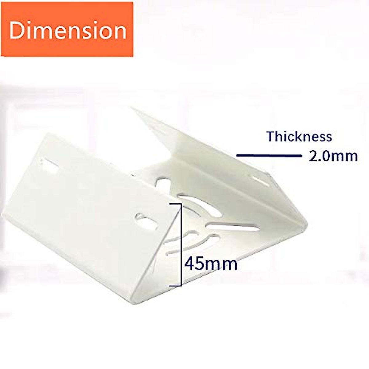 BeElion 2-Set Universal Vertical Pole Mount Adapter with 4 Loops(Φ100mm), Wall Mounting Bracket for CCTV Security Camera PTZ Dome Vertical Pole Mounting Bracket