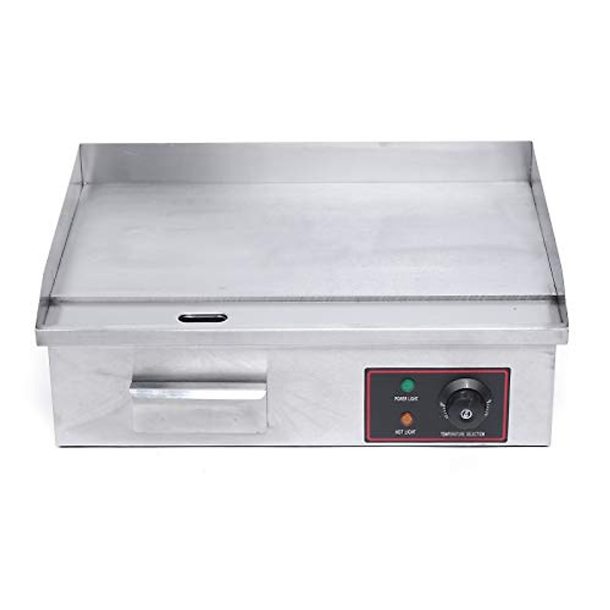 3000W 22" Commercial Electric Countertop Griddle Flat Top Grill Hot Plate Bbq Non-Stick Flat Large Countertop Griddle, Adjustable Thermostatic Control, For Home Or Commercial Places