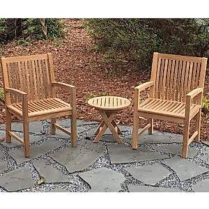 Atlanta Teak Furniture - Teak Arm Chair - Extra Wide