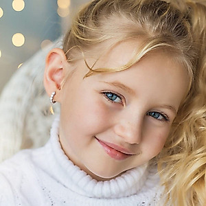 Mini Tiny Hoops Second Hole Everyday White Gold Ear Piercing 925 Sterling Silver Endless Cuff Huggie Hoop Earrings Jewelry Gifts Comfy Sleep Earring