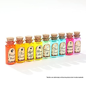 Magic Season Decorative Glass Bottles (24 Pcs / 0.33 fl oz.)
