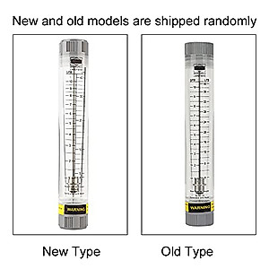 Respicefinem LZM-20G Acrylic Plexiglass Meter 1-10GPM G3/4 Female Thread High Visibility Precision for Industrial Fluid Control Panel Mount Design