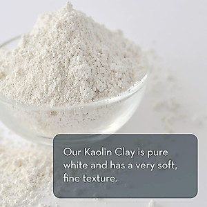 Pure Body Naturals Kaolin Clay Powder, 100 g - Perfect for Natural DIY Skin Cleansers, Masks and Scrubs