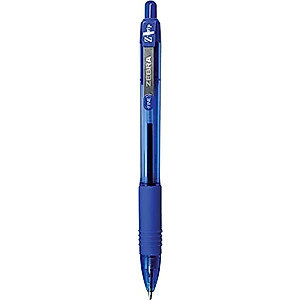 ‎Zebra Pen Zebra Pens Z Grip - 28 Pack Ink Pens, Retractable Ballpoint Z-grip Fine Point 0.7 mm 14 Black & Blue Writing for School College Office Home Use., 28 Count (Pack of 1)