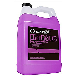 Nanoskin HYPER SUDS Foaming Car Wash Shampoo 1 Gallon - Ultra Concentrated: Works with Foam Cannon, Foam Gun, Bucket Wash, Pressure Washer | Ideal for Use in Mixing/Metering systems | 800:1 Dilution