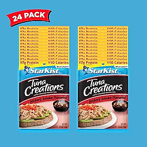 StarKist Tuna Creations, Hickory Smoked, Packaging May Vary, 2.6 Oz, Pack of 24
