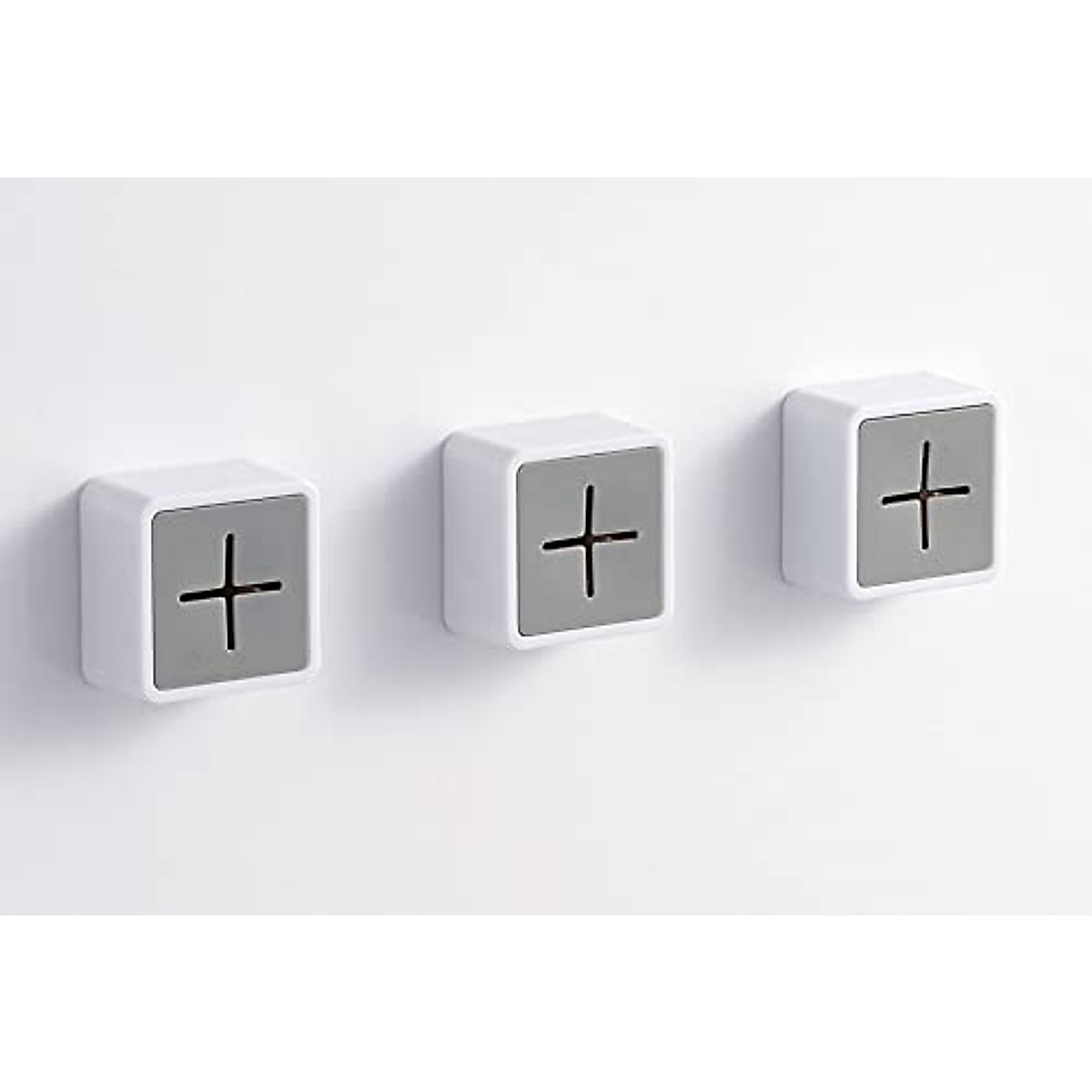 Little Dream Products Wall Hooks for Kitchen Bathroom Trackless Self Adhesive Wall Mounted Hanger Napkin Rack Towel Hook Set of 3 White LDP630HT8 LDP630HT8