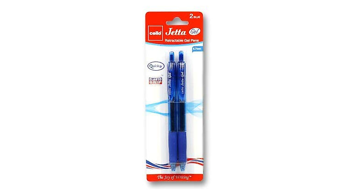Cello Premium Blue Jetta Gel Pens - Smooth Writing