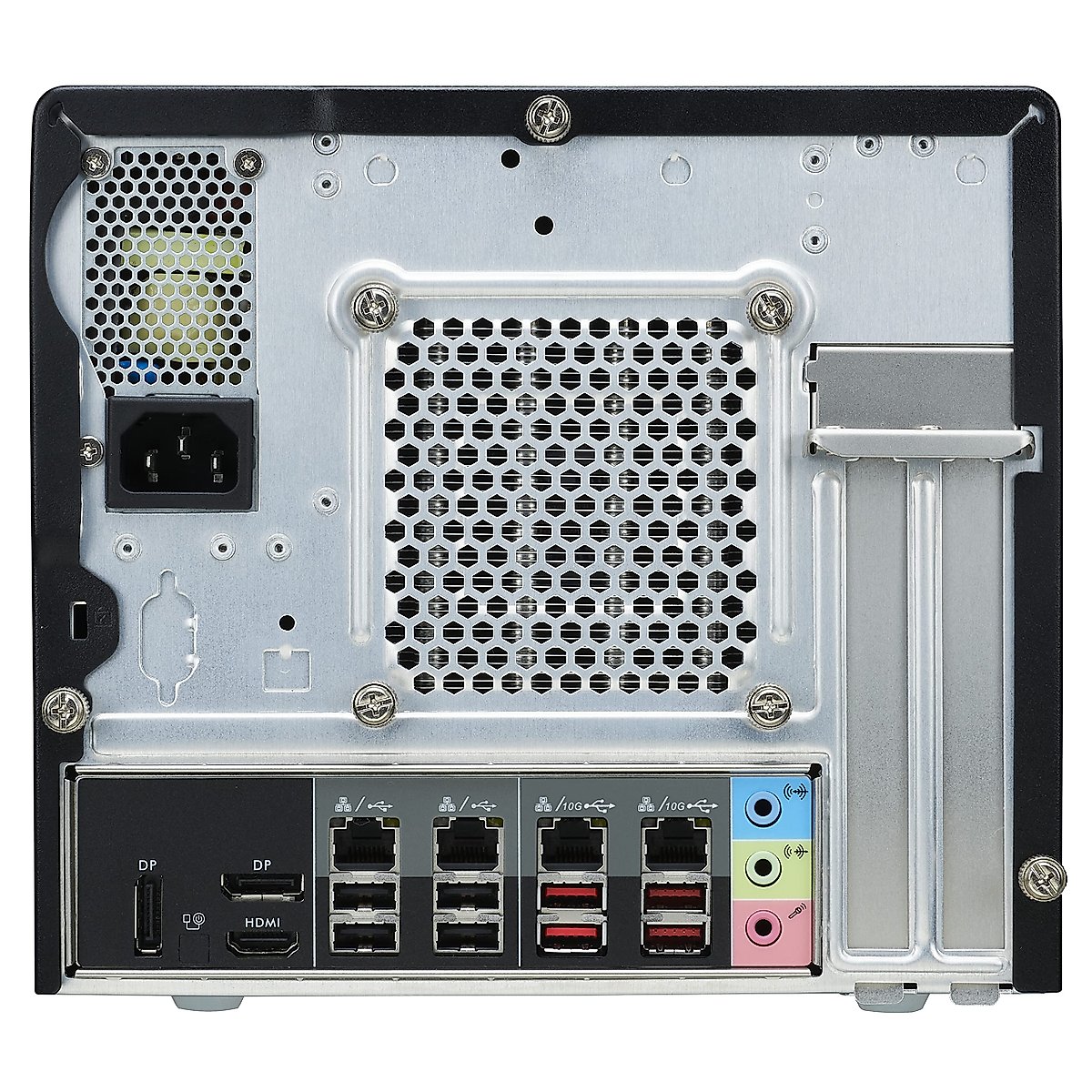 Shuttle XPC Cube SW580R8 Mini Barebone Server Intel W580 Supports 125W 11th/10th Gen Rocket Lake/Comet Lake Desktop/Workstation (Xeon) CPU No RAM No HDD/SSD No CPU No OS 500W 80 Plus Gold Flex PSU