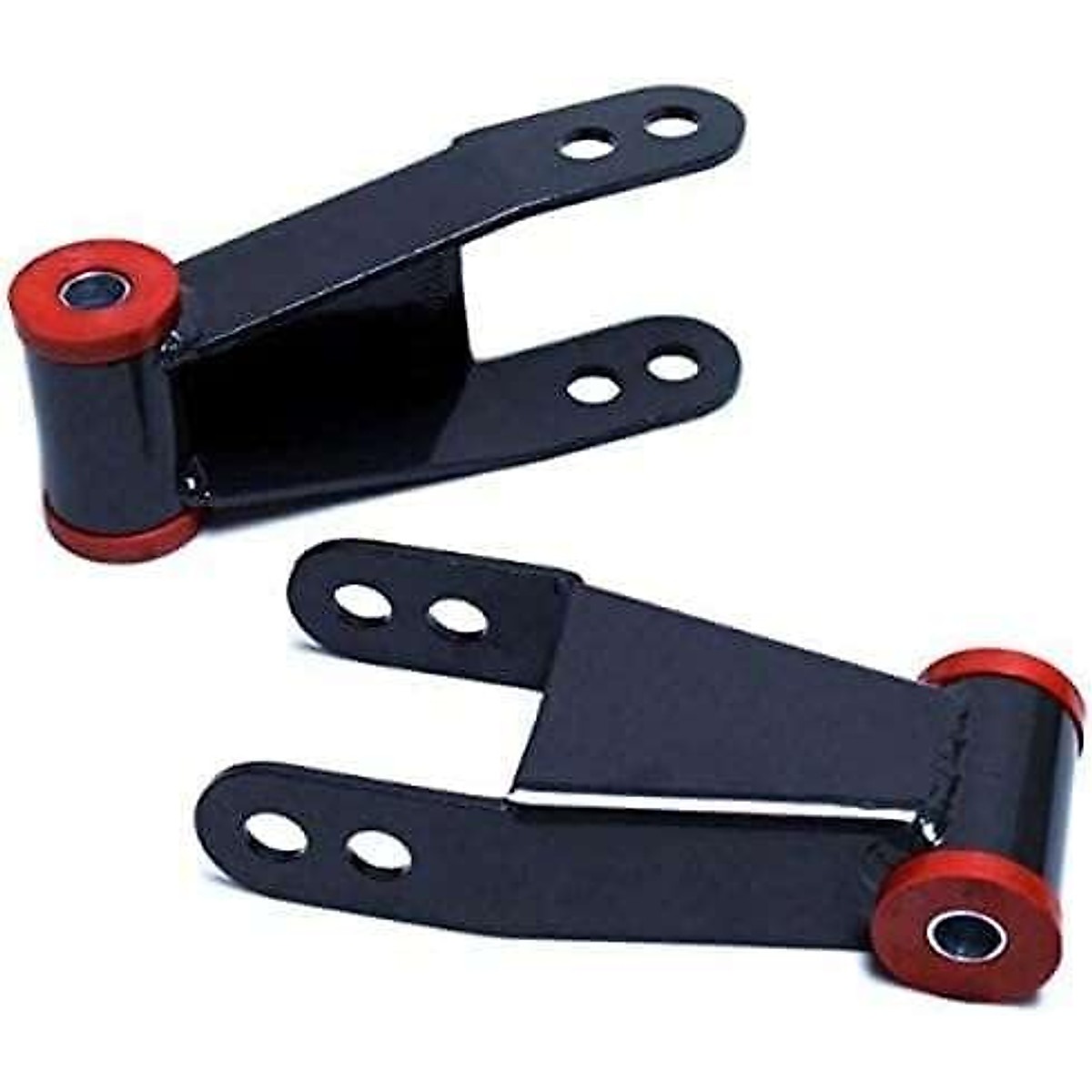 410520 Rear Drop Lowering Shackle Suspension Kit 2-3" Compatible With 1988-1998 Chevy & Gmc C1500/C2500 1988-2019 Silverado Sierra 1500 Gmc Sierra 1500 K2500 Yukon 2wd 4wd Replaces