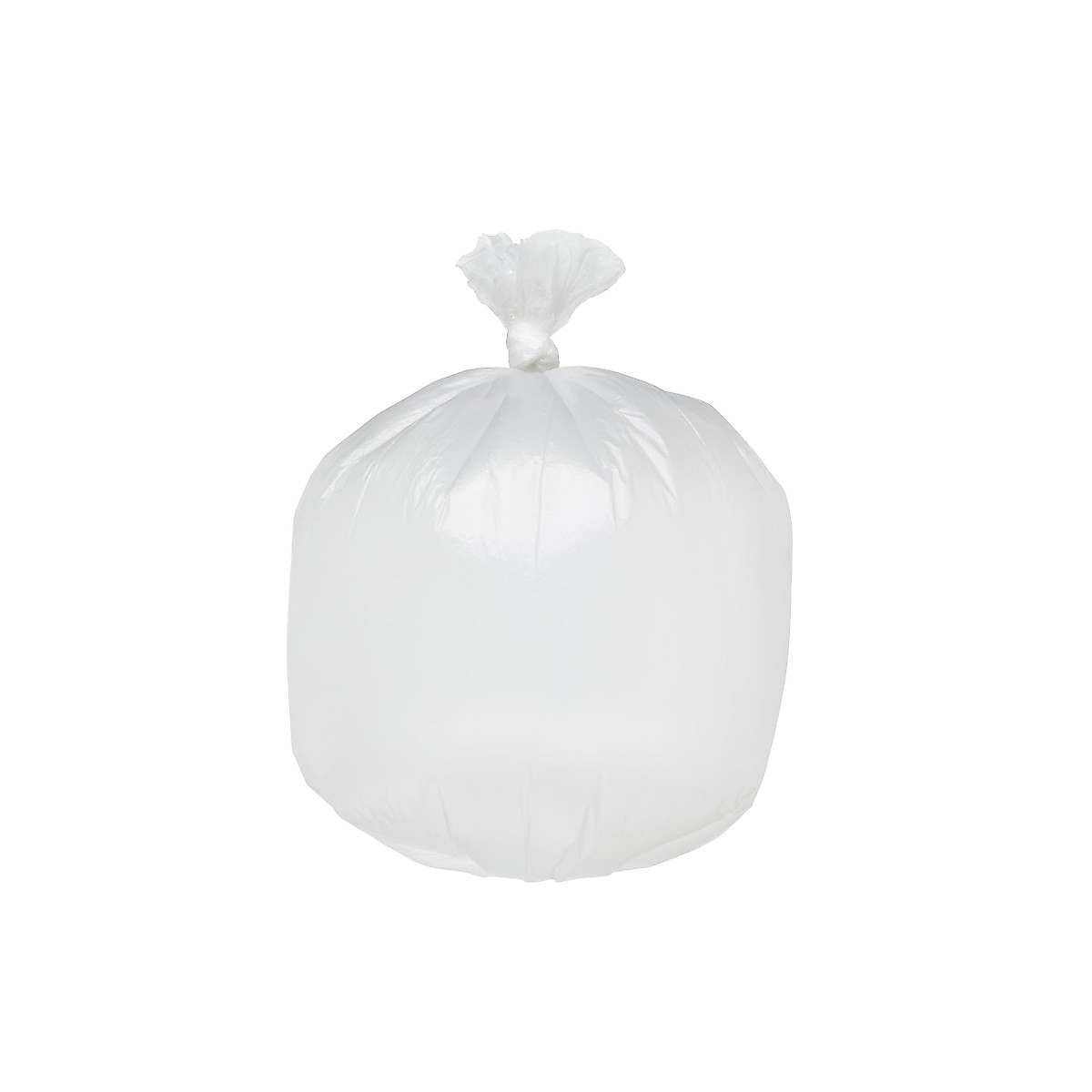 Top Knot Bags 45 Gallon Garbage Trash Bag 40X48" Clear 150 Count Can Liner Bulk 40 Gallon 41 Gallon 42 Gallon 44 Gallon Made in USA