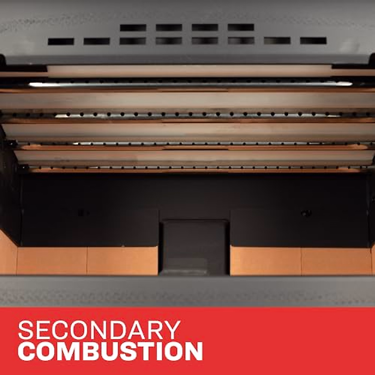 Ashley Hearth AW2520E-P 2,500 Sq. Ft. EPA Certified Pedestal Wood Burning Stove, Medium, Black