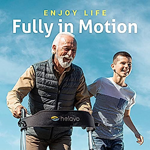 Helavo Foldable Rollator with Seat - Lightweight Aluminum Rolling Walker for Seniors and Adults