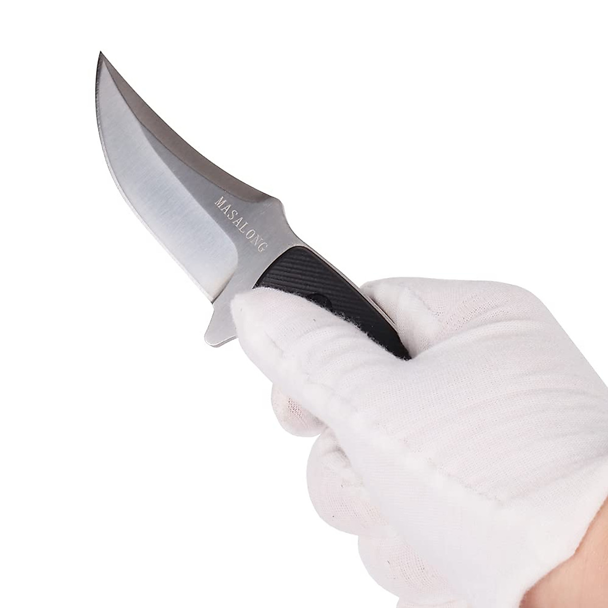 MASALONG Kni230 Fixed Blade Knife With Kydex Sheath for Self Defense Camping EDC Hunting Full Tang Design