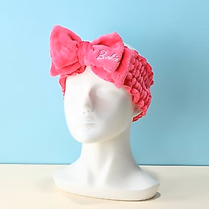 MINISO Barbie Collection Large Bowknot Headband - Stylish and Comfortable Hair Accessory for Women