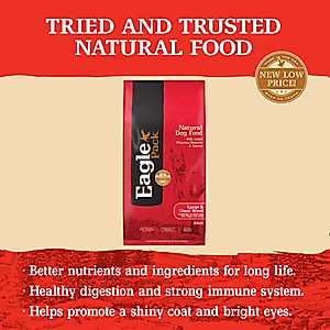 Eagle Pack Natural Dry Large Breed Dog Food, Chicken & Pork, 30-Pound Bag