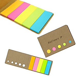 Zebra Blen Retractable Ballpoint Pen, Fine Point 0.5mm, Black Ink, Sticky Notes Value Set