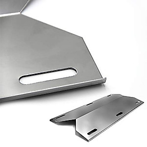 Hongso Grill Burners and Heat Plates for Nexgrill 720-0145 720-0026 681955, Sterling Forge Estate 2704 Chateau 3304 Grills, 4-PK