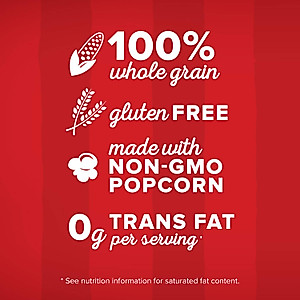 Orville Redenbacher’s Pour Over Movie Theater Butter Flavored Microwave Popcorn, Gluten Free, 2 Count Popcorn Bags (12 Boxes)
