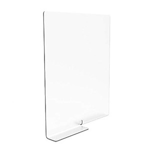 FixtureDisplays® 4PK Plexiglass Acrylic Closet Shelf Dividers for Clothes, Handbags, Purses, Books, Sweaters, Kitchen Pantry Shelve Organizers Adjustable Shelf Organizers & Storage 10082-2D