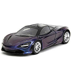 McLaren 720S Blue Metallic with Black Top Pink Slips Series 1/32 Diecast Model Car by Jada 34660