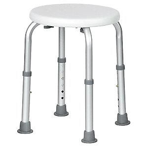 DOITOOL Shower Stool for Inside Shower, Adjustable Bath Chair Shower Bench Seat, 350lbs Bath Shower Stool Seat Bench, Handicap Bathroom Stool