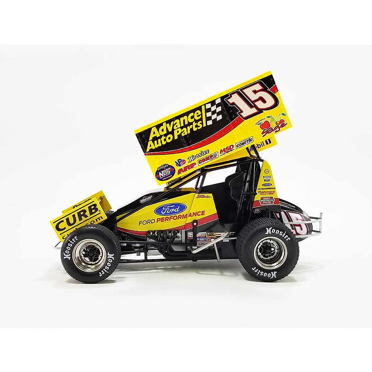 Winged Sprint Car #15 Donny Schatz Advance Auto Parts Tony Stewart Racing World of Outlaws (2022) 1/18 Diecast Model Car by Acme A1822005