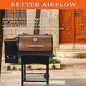 2 Pack Replacement for Pit Boss Hot Rod Ignitor Kit, Hot Igniter Kits Compatible with Pitboss& Camp Chef Pellet Grill, Comes with 2pc Fuses