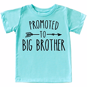 Promoted to Big Brother Arrow Sibling Reveal Announcement Shirt for Boys Big Brother Sibling Outfit Chill Shirt 2T