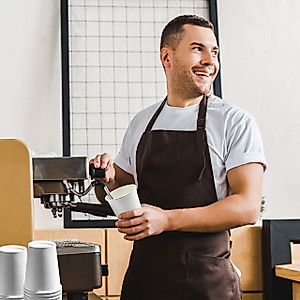 NYHI 300-Pack 6 oz. White Paper Disposable Cups – Hot/Cold Beverage Drinking Cup for Water, Juice, Coffee or Tea – Ideal for Water Coolers, Party, or Coffee On the Go’