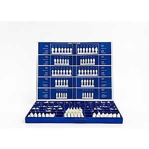 Polycarbonate Temporary Dental Crowns Kit 360 pcs with Crown Mold Guides