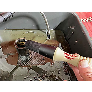 Oriflo With Hose (OR101H) Flow-Thru Parts Washer Brush (10.25 Inches, 4.25 Ounces), 28 Inch Hose Connects To Parts Washer Nozzle