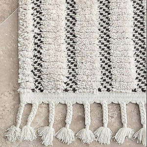 nuLOOM Theola Geometric High-Low Shag Area Rug, 4' x 6', Grey