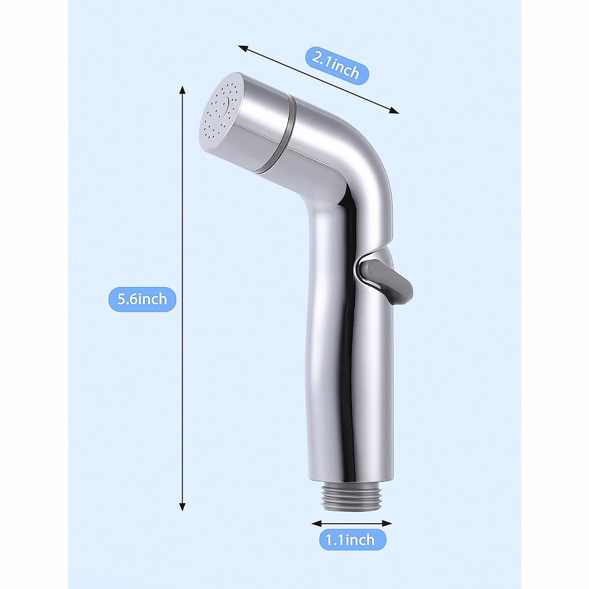 Handheld Bidet Sprayer for Toilet, Bathroom Bidet Sprayer Attachment Set, Ideal for Feminine Wash, Cloth Diaper Cleaning&Muslim Shower (Up and Down Slide Switch)