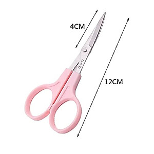 3 Pcs Small Embroidery Curved Scissors Cross Stitch Sewing Craft Small Tools DIY Scissors for Crafting, Sewing, Dressmaking, Cloth