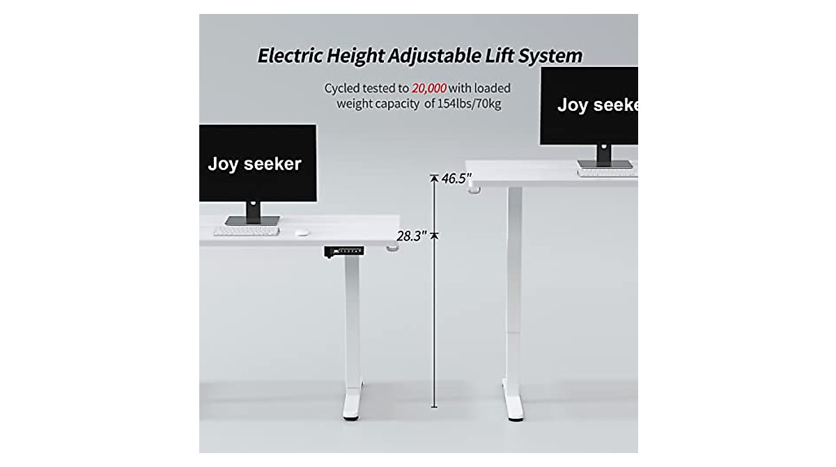 JYLH JOYSEEKER Electric Standing Desk - Ergonomic & Adjustable