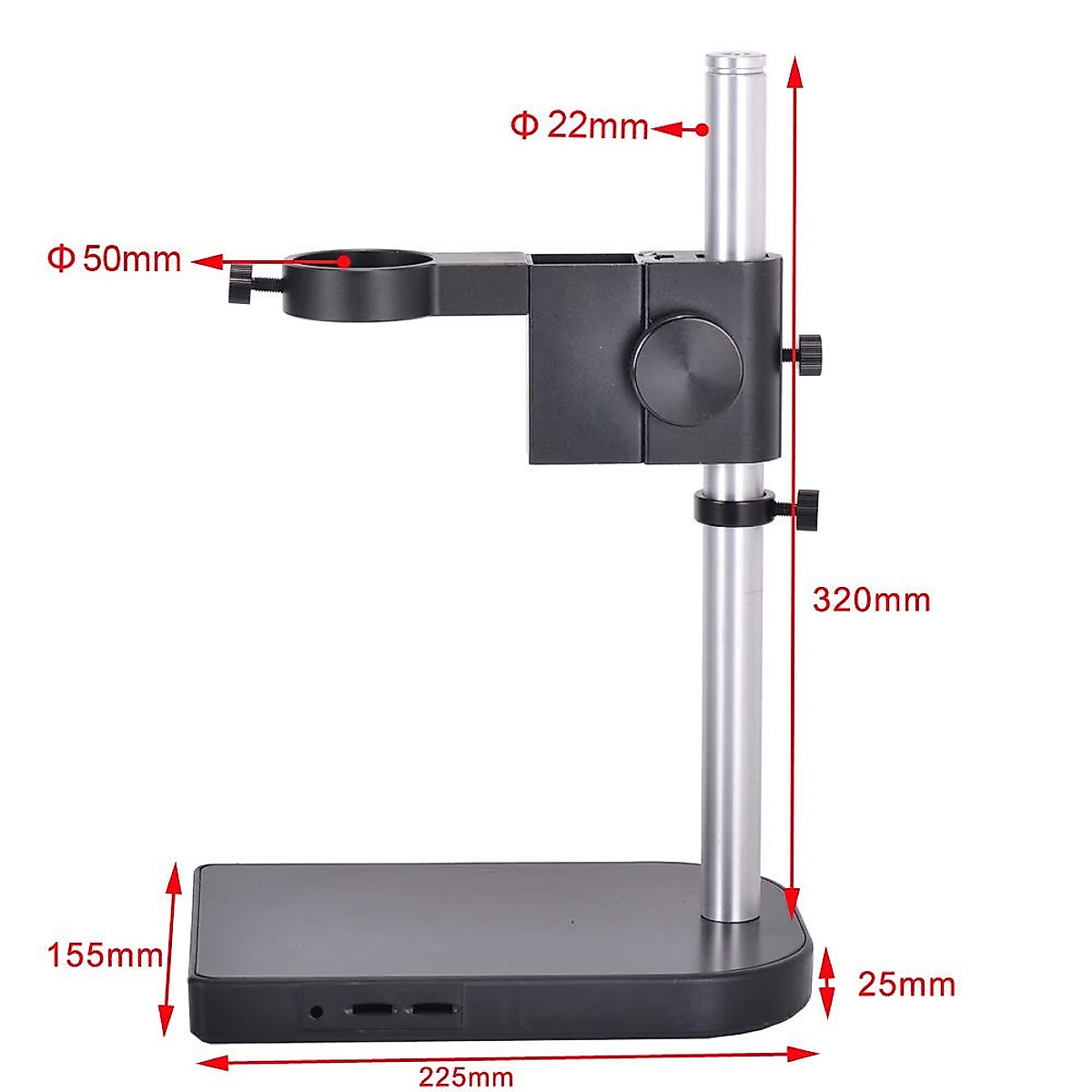 HAYEAR Full Set 34MP 21MP 1080P 60FPS 2K HD HDMI USB C-Mount Electronic Industry Microscope Camera Digital Magnifier for PCB Repair + 180X C-Mount Lens+8" HD LCD Monitor + 60 LED Illumination Light