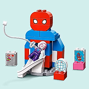 LEGO DUPLO Marvel Spider-Man Headquarters 10940 Spidey and His Amazing Friends TV Show Building Toy for Kids; New 2021 (36 Pieces)