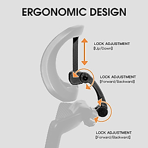 The Office Chair headrest Attachment, can Adjust Height, inclination, and Distance Between. The mesh headrest is Suitable for Ergonomic Office Chairs，Please Confirm The Size Before Purchase